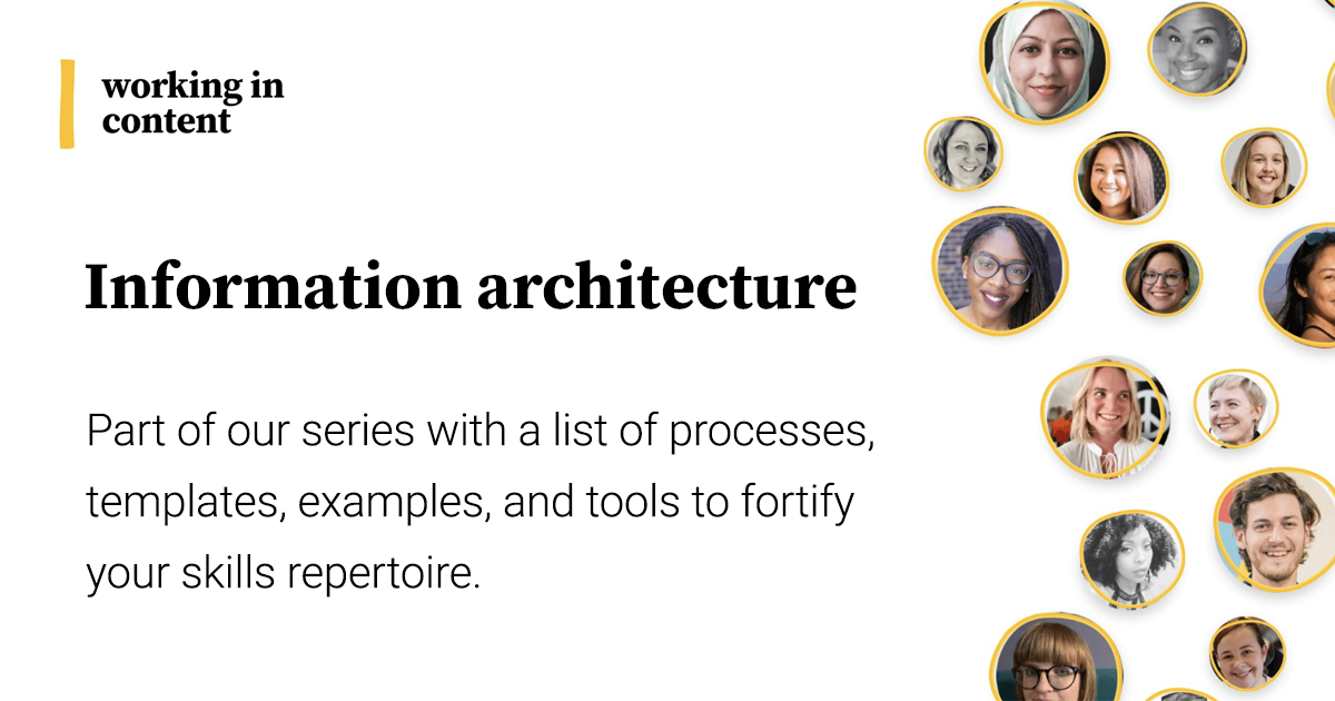 Information architecture — Working In Content